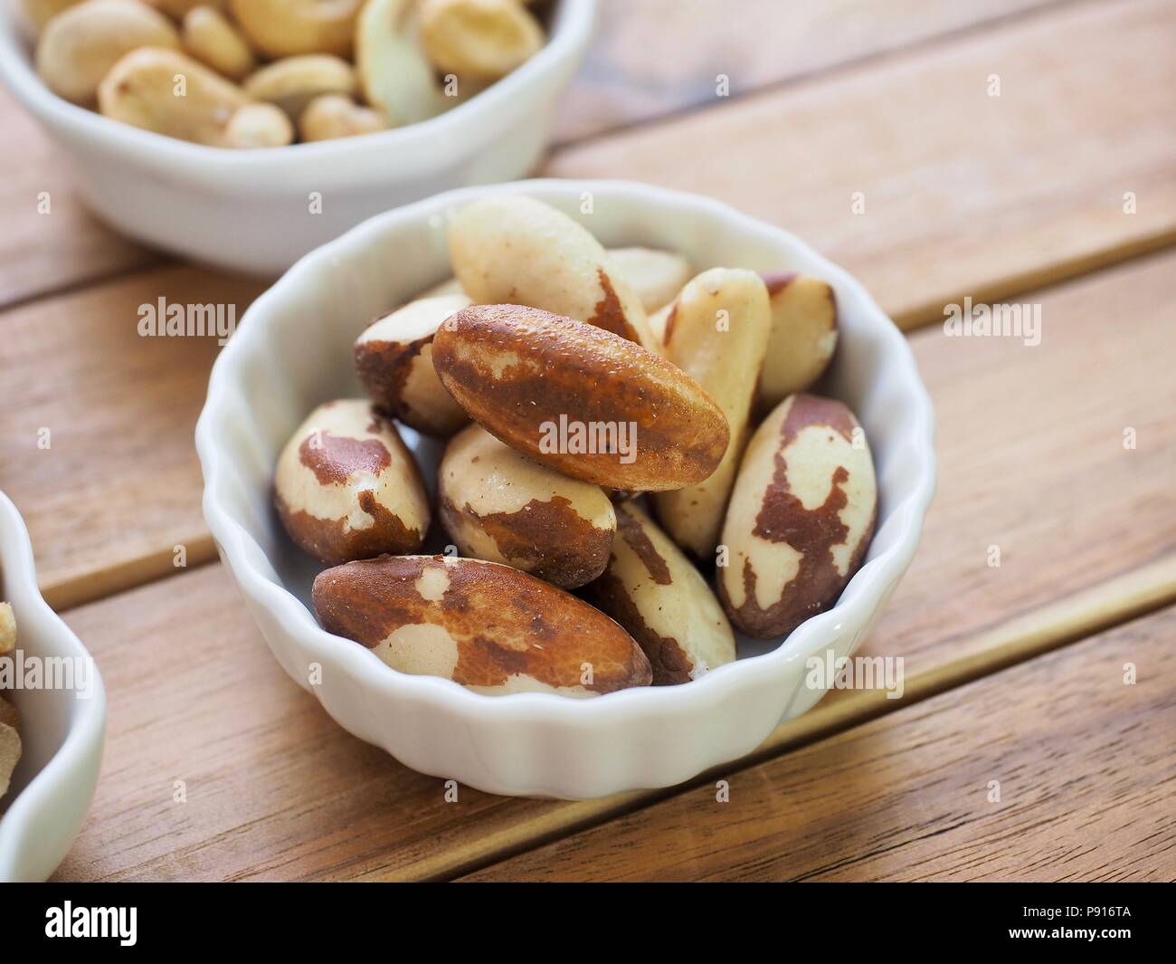 Almonds, walnuts, cashew nuts, Brazil nuts Stock Photo - Alamy