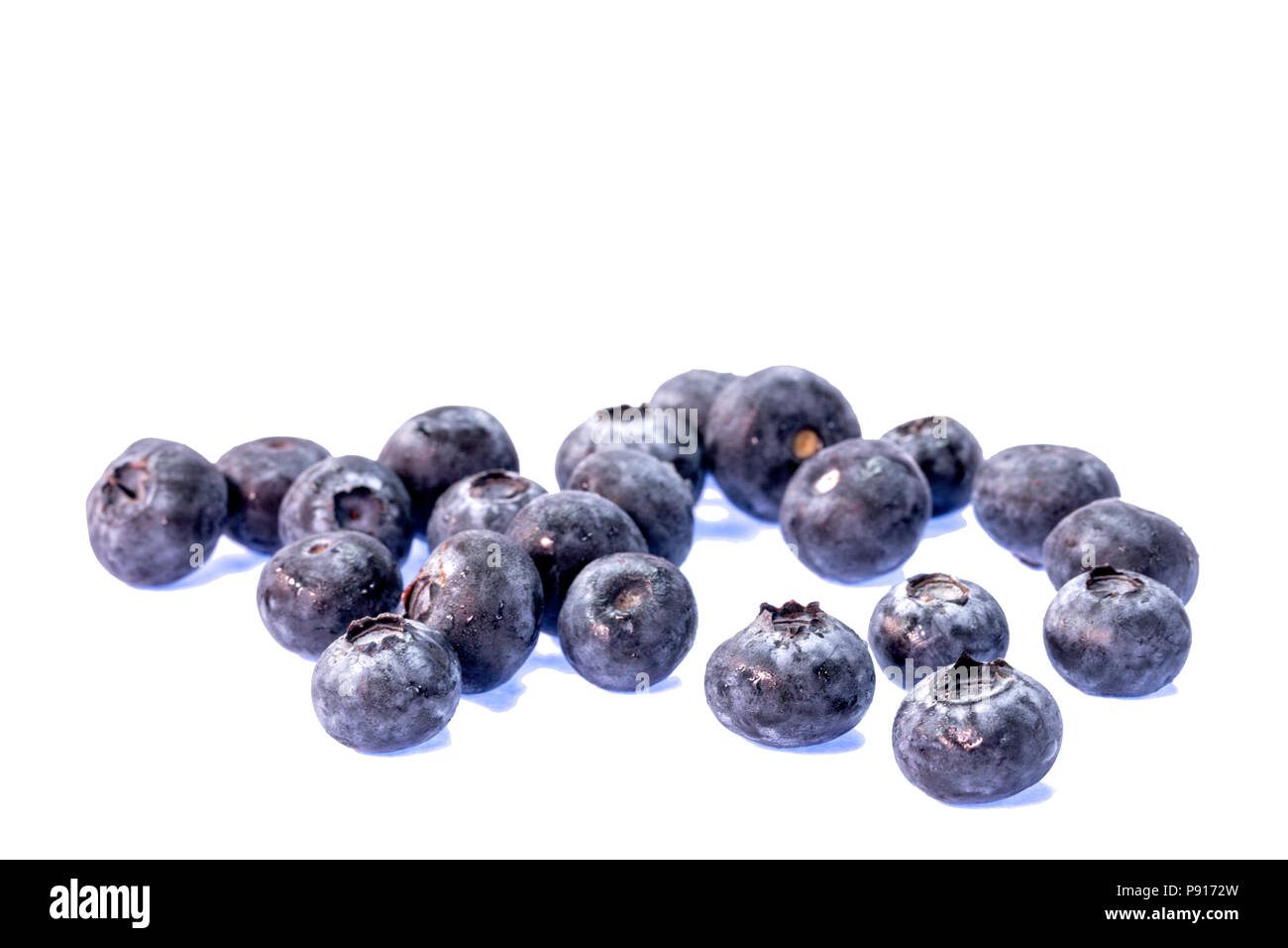 blueberry in white background Stock Photo - Alamy