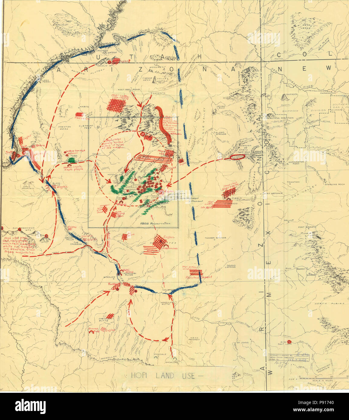 Hopi Tribe Map