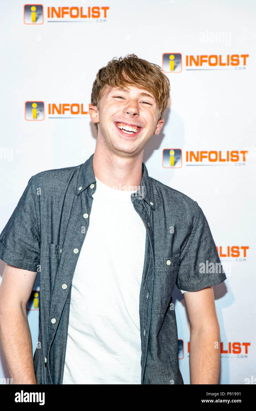 Hollywood, USA, 13 July 2018. Joey Luthman attends InfoList Pre Comic ...
