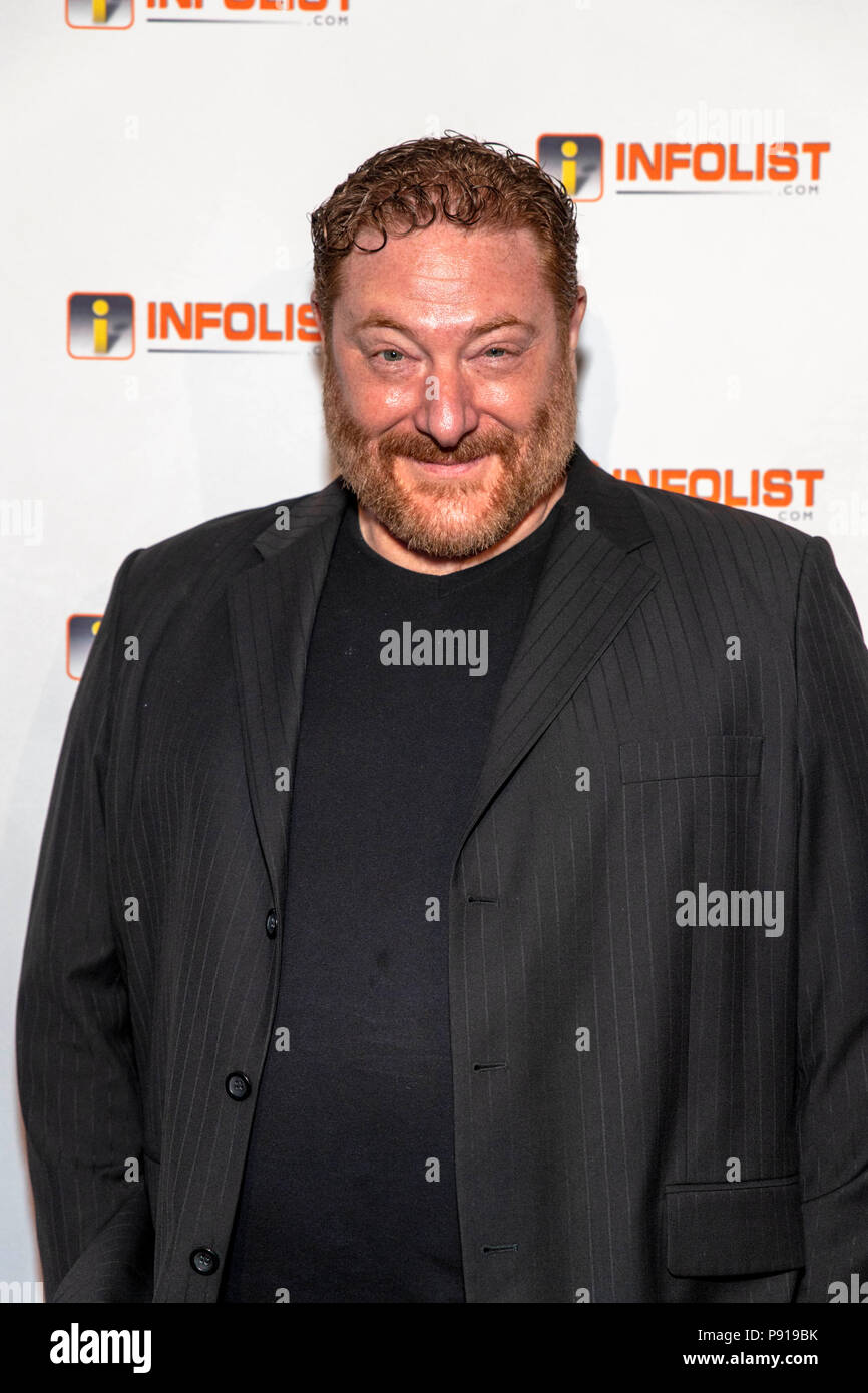 Hollywood, USA, 13 July 2018. Michael Tabb attends InfoList Pre Comic ...
