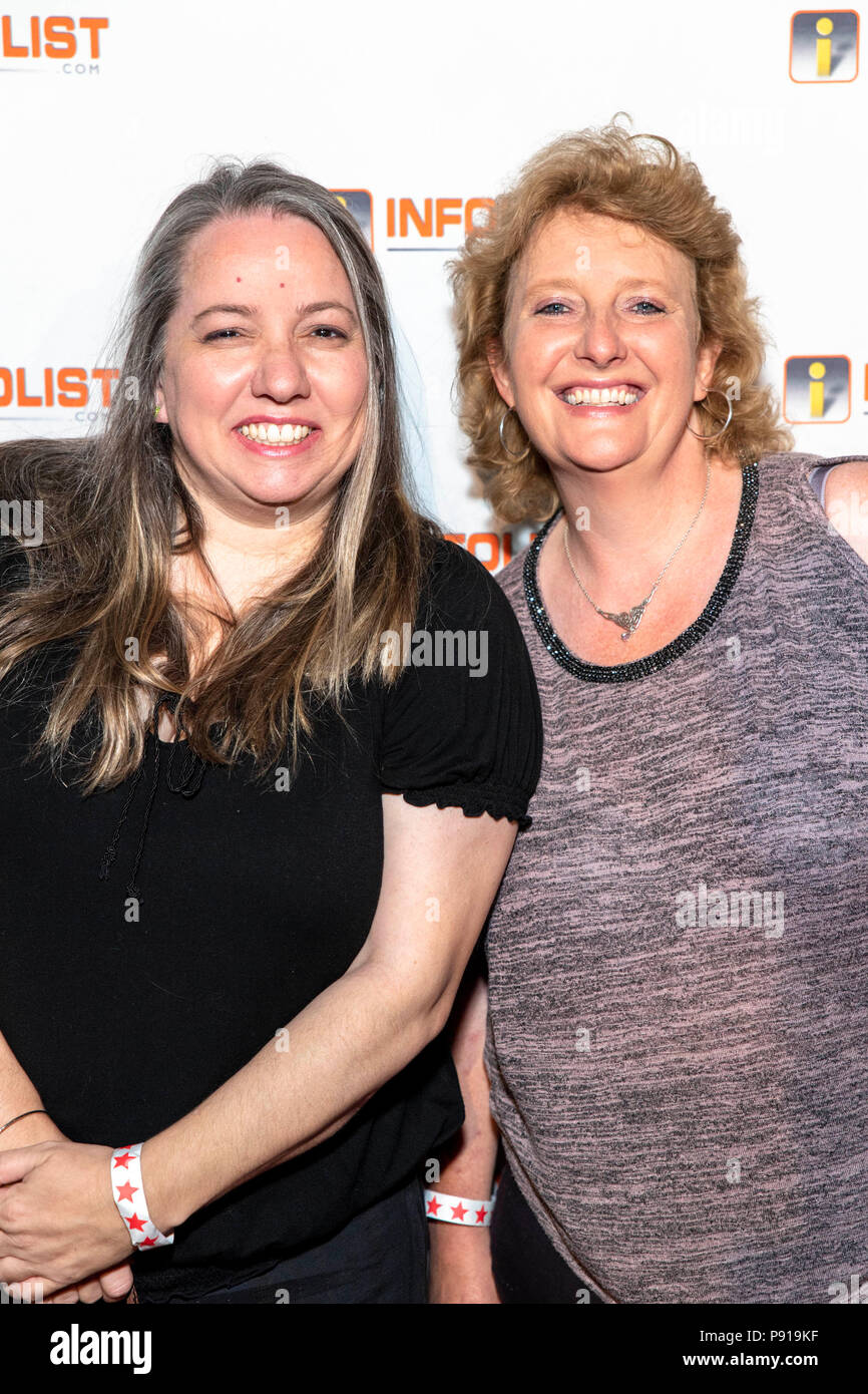 Hollywood, USA, 13 July 2018. Nancy Ann Healy and Dawn Higginbotham ...