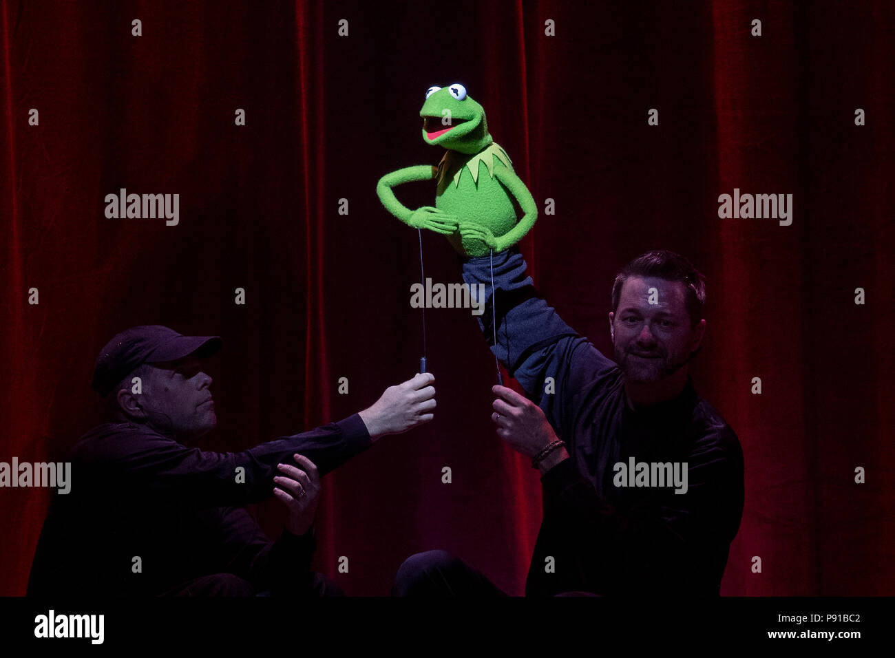 The O2 Arena, UK. 13th July 2018,Kermit the Frog At The Muppets Take ...