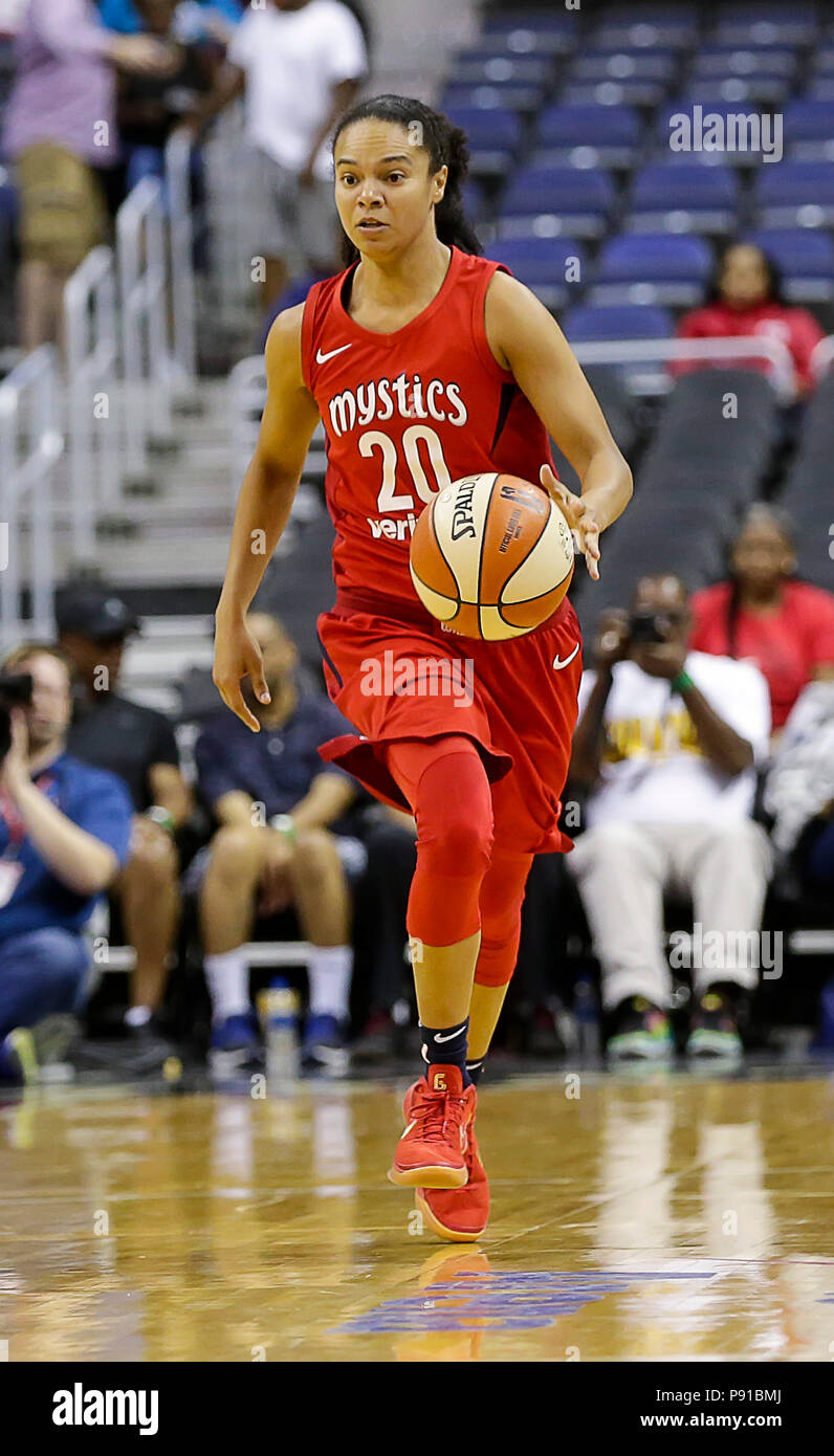 Washington DC, USA. 13th July, 2018. Washington Mystics G #20 Kristi ...