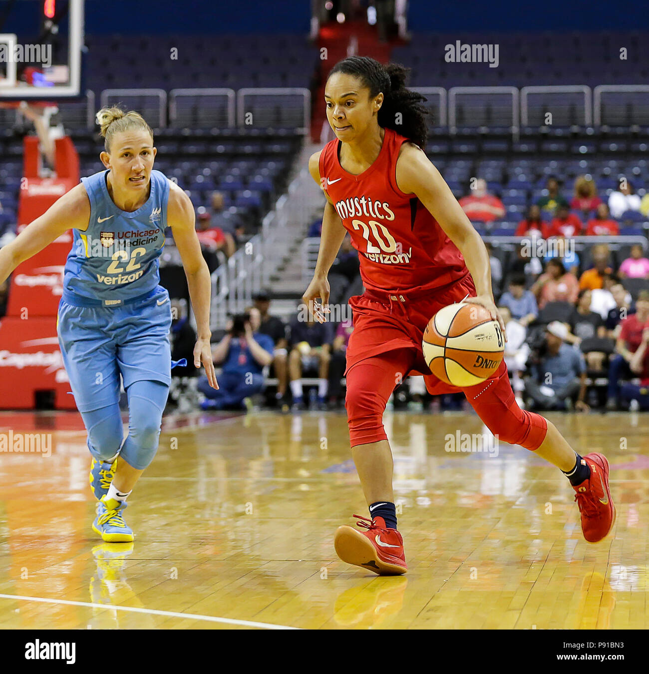 Washington DC, USA. 13th July, 2018. Washington Mystics G #20 Kristi ...