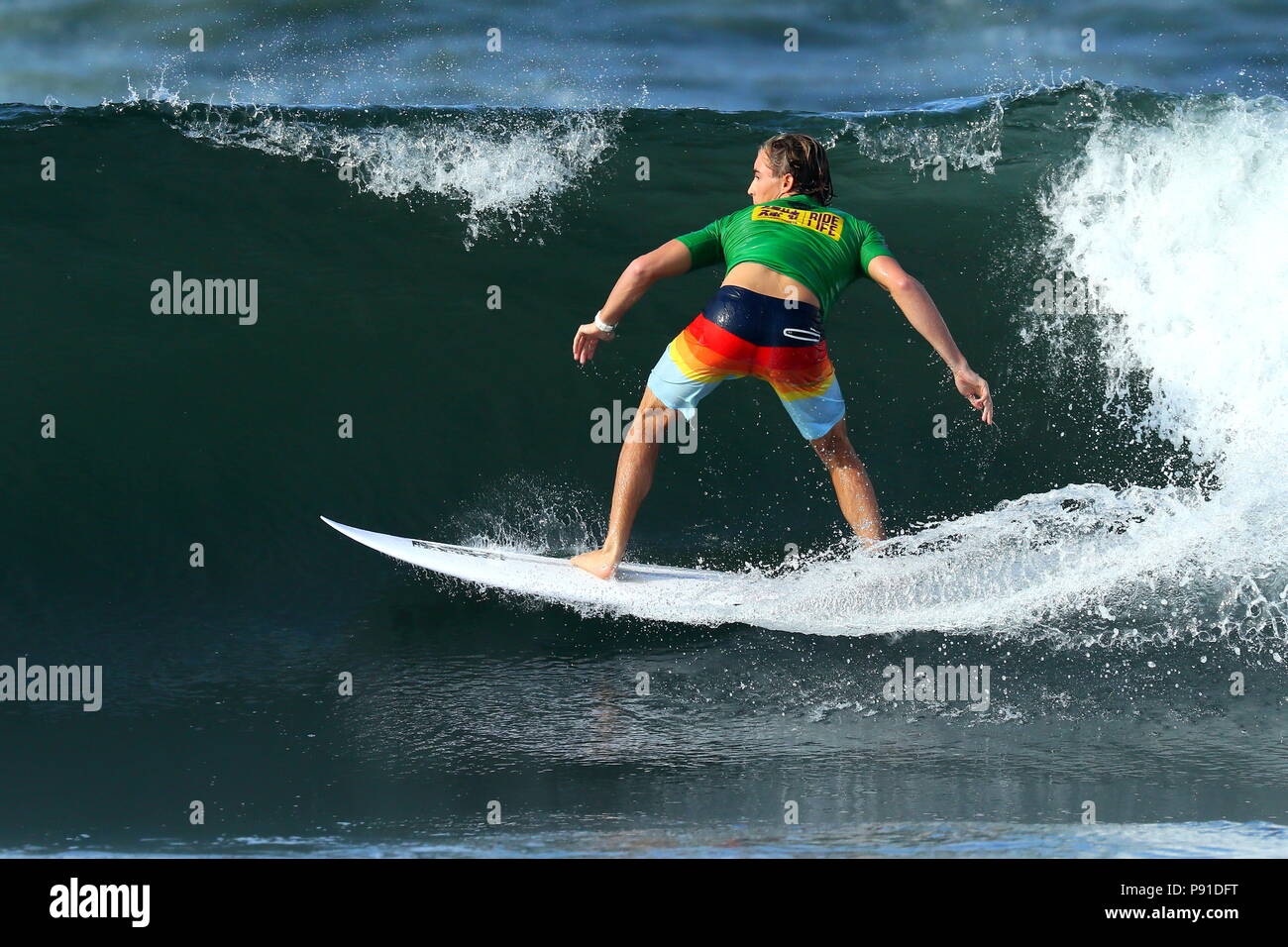 Kugenuma Kaigan, Kanagawa, Japan. 11th July, 2018. Sheldon Simkus (AUS ...