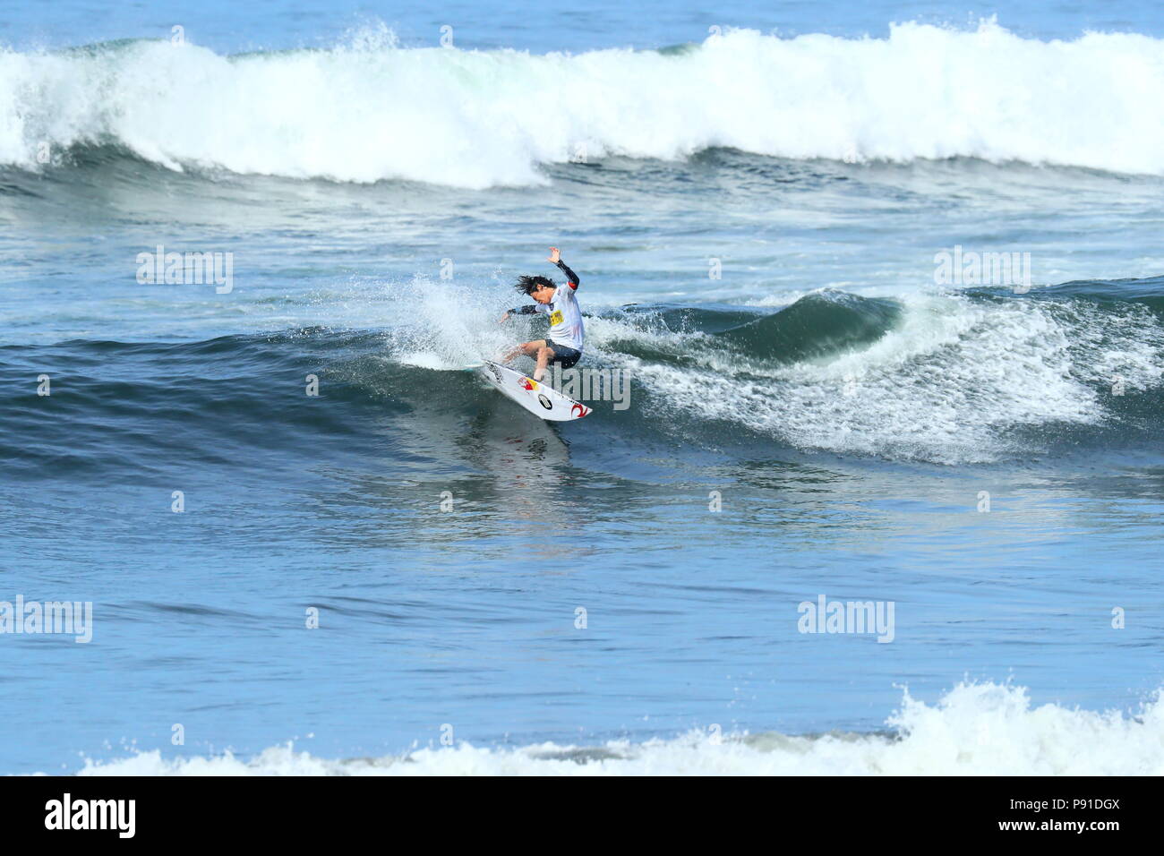 Kugenuma Kaigan, Kanagawa, Japan. 11th July, 2018. Hiroto Arai (JPN), JULY 11, 2018 - Surfing ...