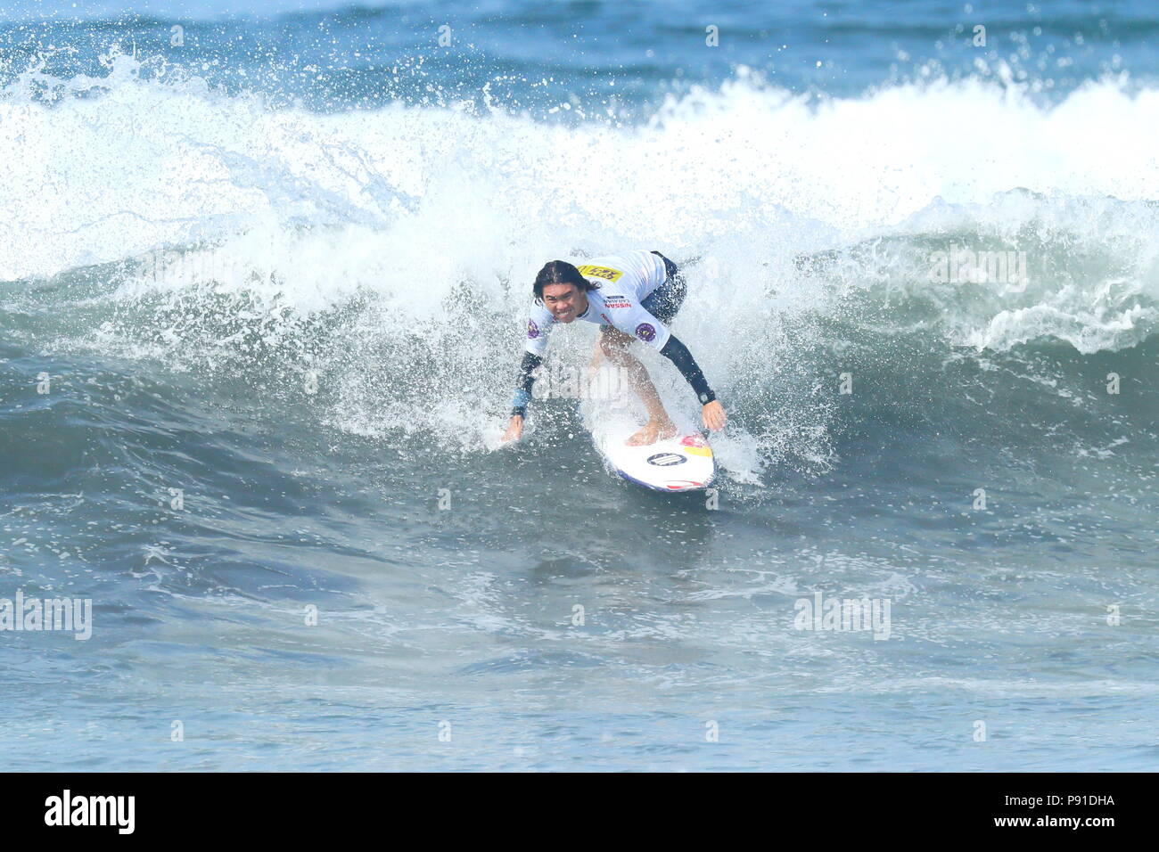 Kugenuma Kaigan, Kanagawa, Japan. 11th July, 2018. Hiroto Arai (JPN), JULY 11, 2018 - Surfing ...