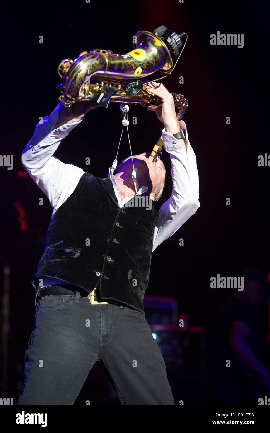 Great Tew, Oxfordshire, UK, 13 July 2018. UB40 Perform live at the 2018 ...