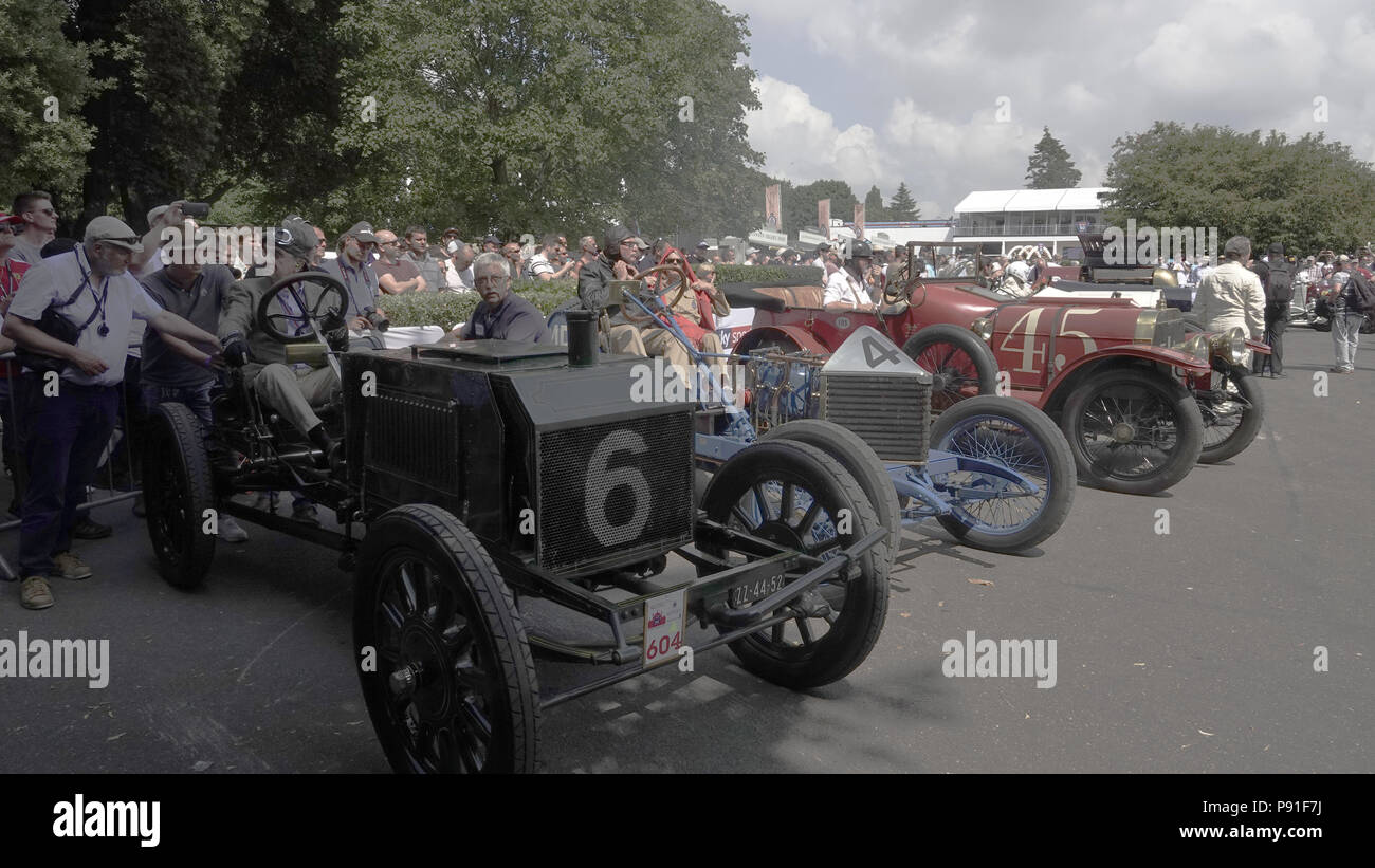 West Sussex, UK, 13th July, 2018. Goodwood Scenes at the Goodwood ...