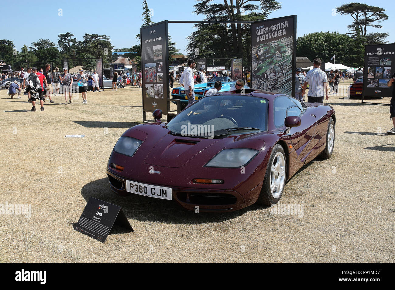 Goodwood, West Sussex, UK. 14th July 2018. McLaren F1 at the 25th ...