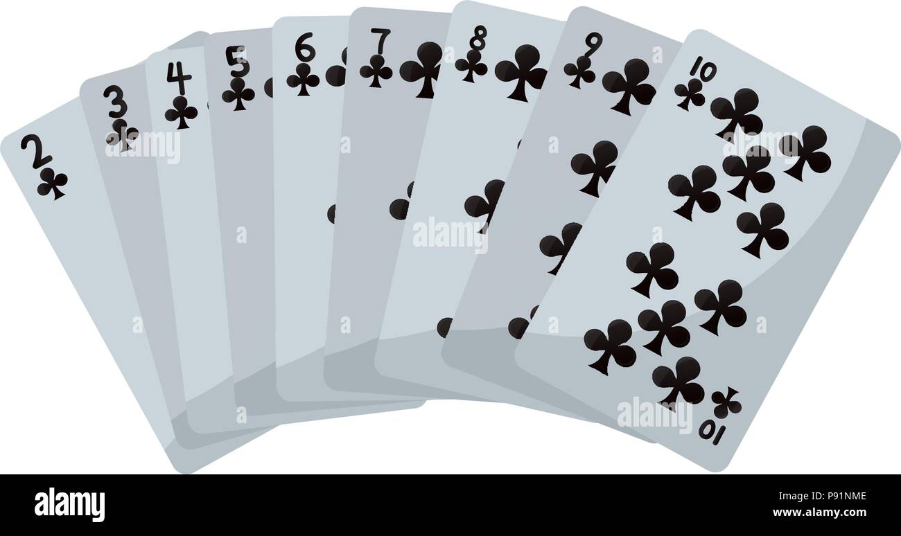 clovers cards classic casino game vector illustration Stock Vector Image & Art - Alamy