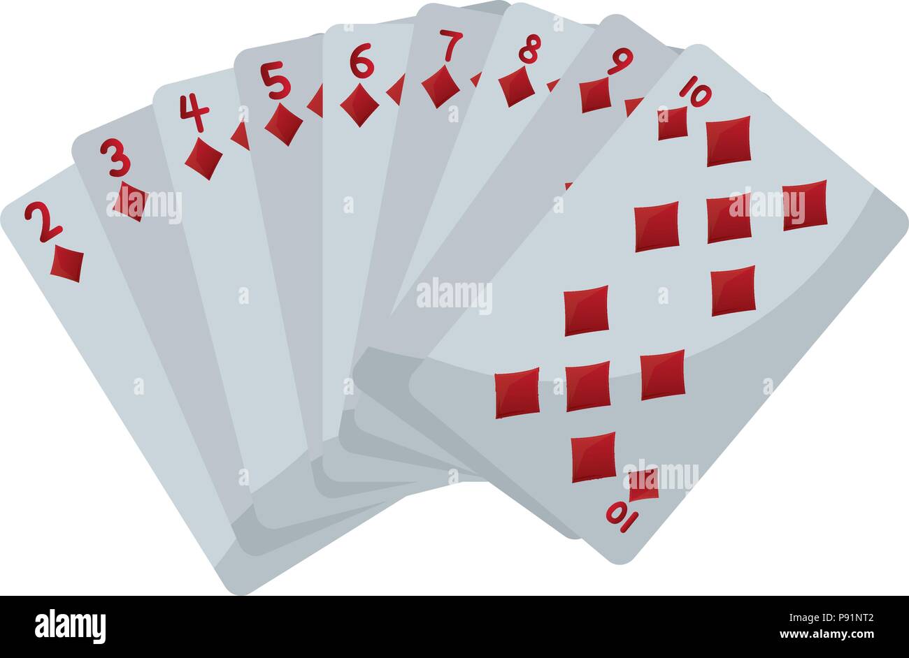 diamonds cards classic casino game vector illustration Stock Vector ...