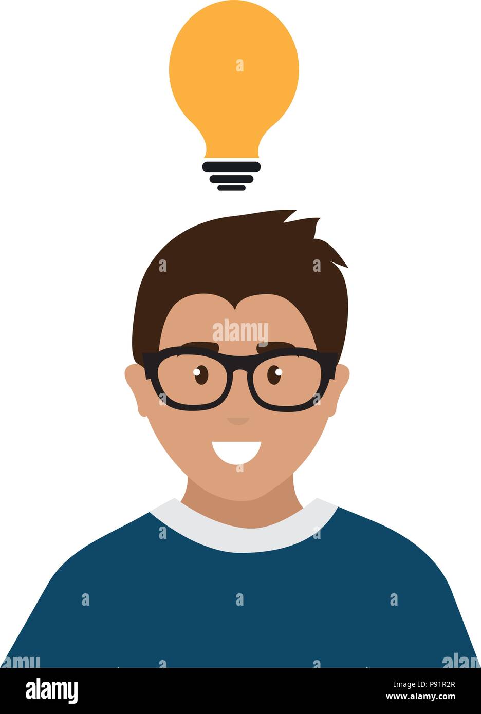 Young man silhouette identify hi-res stock photography and images - Alamy