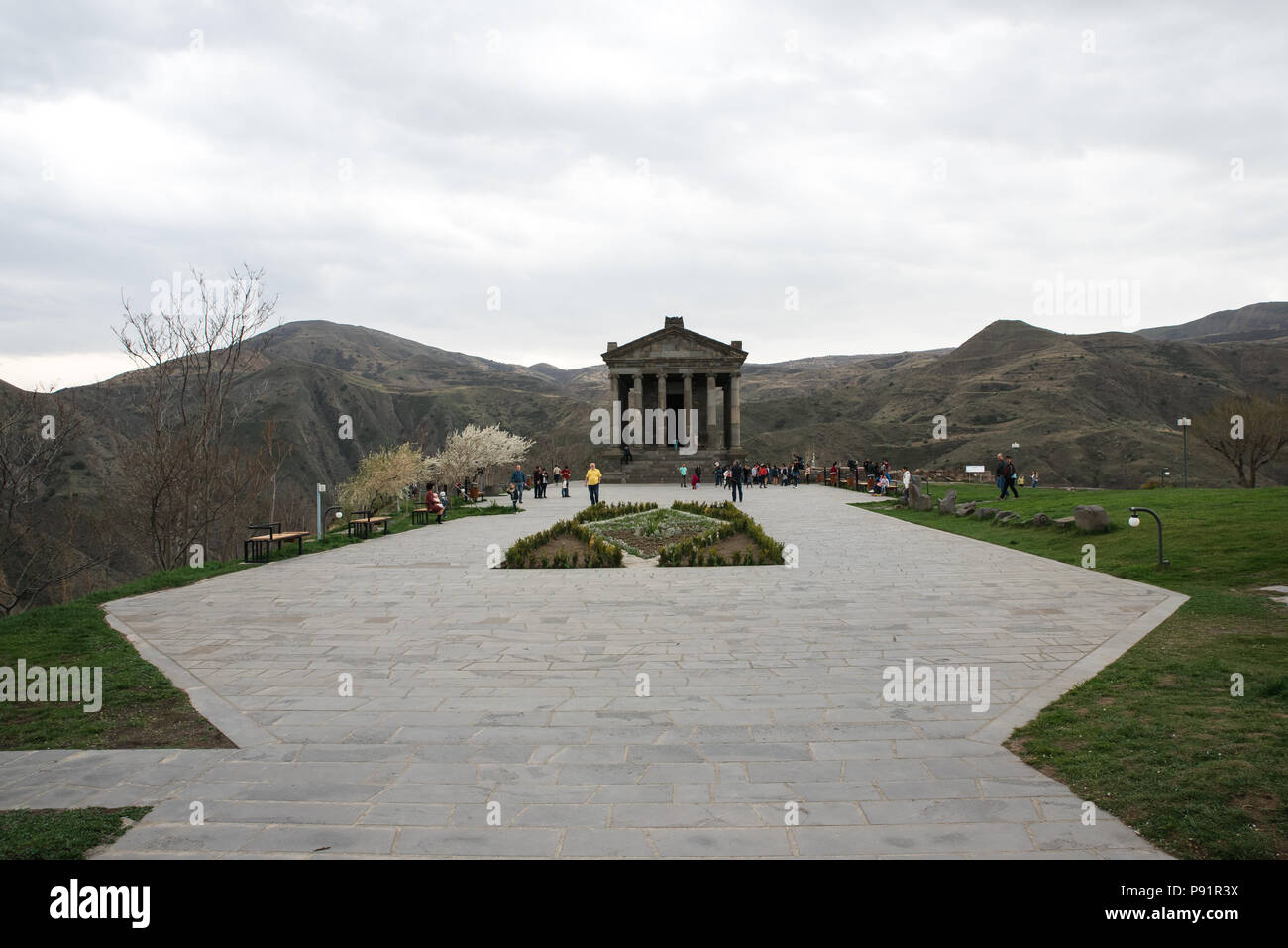 The Temple of Garni a classical Hellenistic temple in Garni, Armenia ...