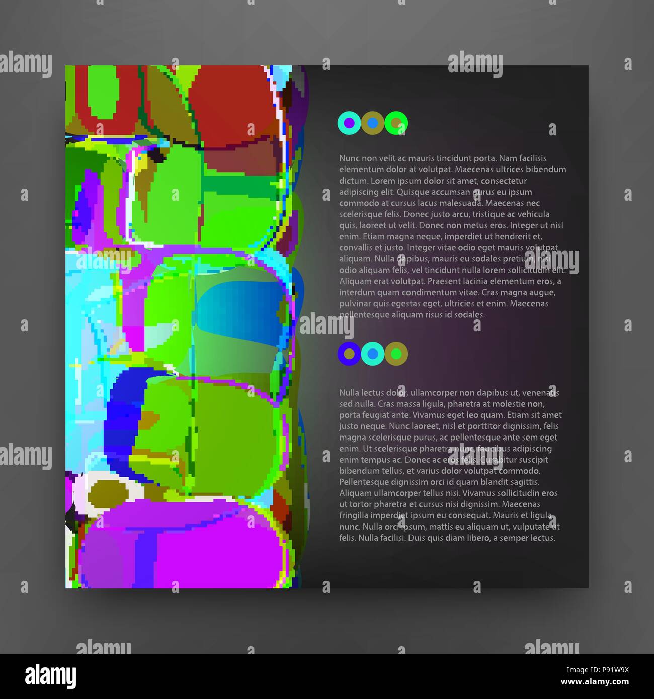 Abstract background for banner. Templates for placards, banners, flyers ...