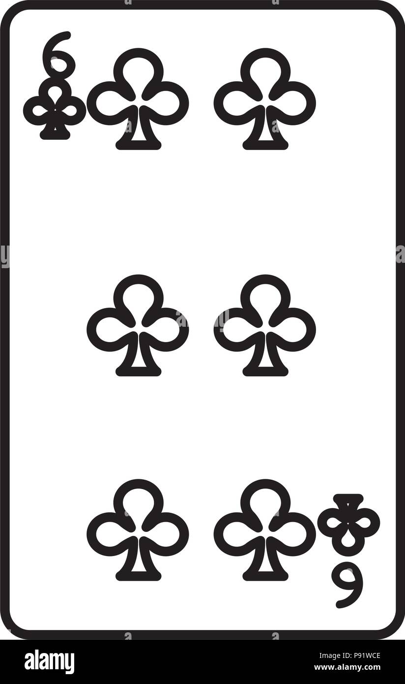 Ace of clovers Stock Vector Images - Alamy