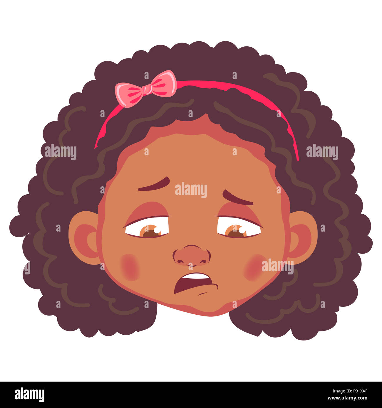 African child facial expression sad hi-res stock photography and images ...