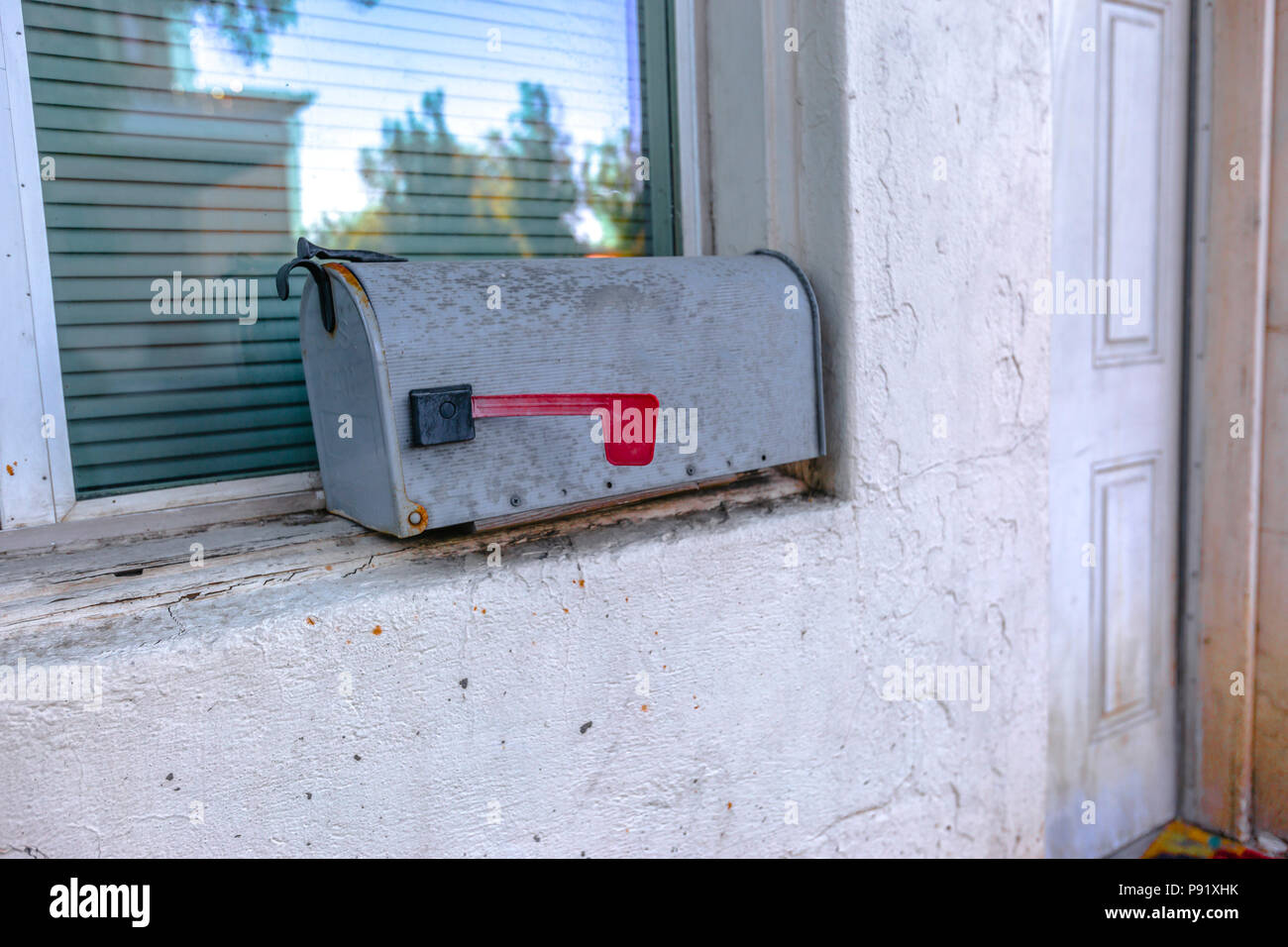 Mailbox outside of building in Provo Stock Photo - Alamy