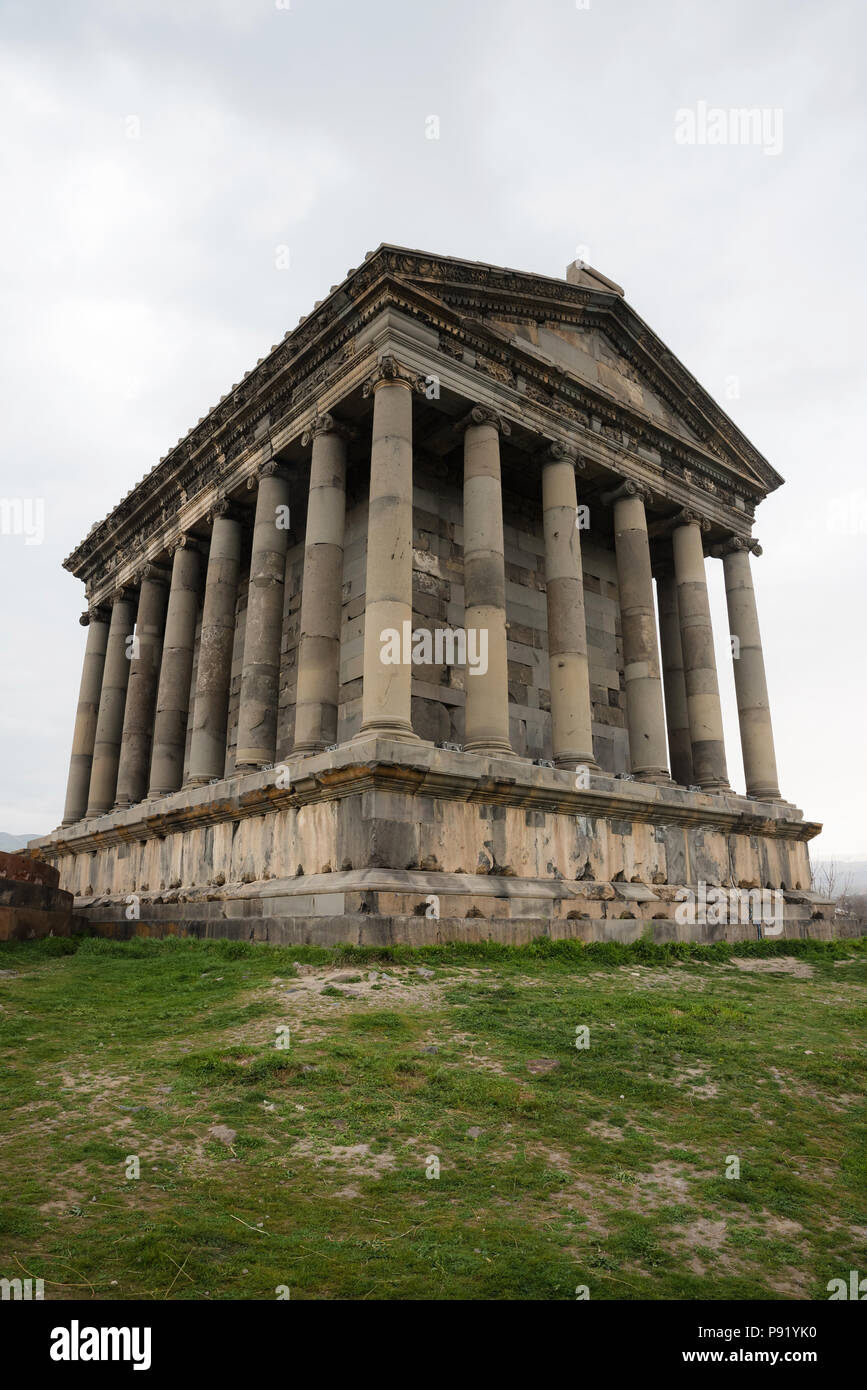 The Temple of Garni a classical Hellenistic temple in Garni, Armenia ...