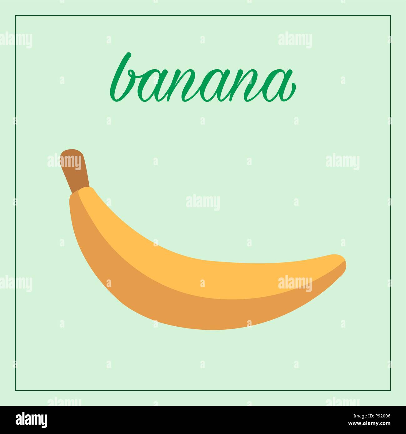 Vector illustration of a banana Stock Vector Image & Art - Alamy