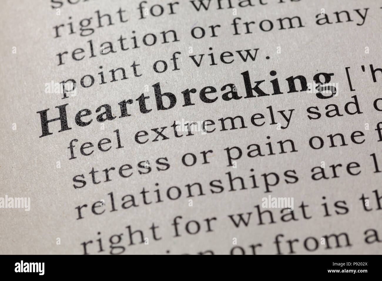 Heartbreaking hi-res stock photography and images - Alamy