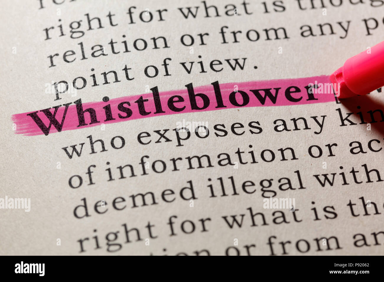 Fake Dictionary, Dictionary definition of the word whistleblower ...