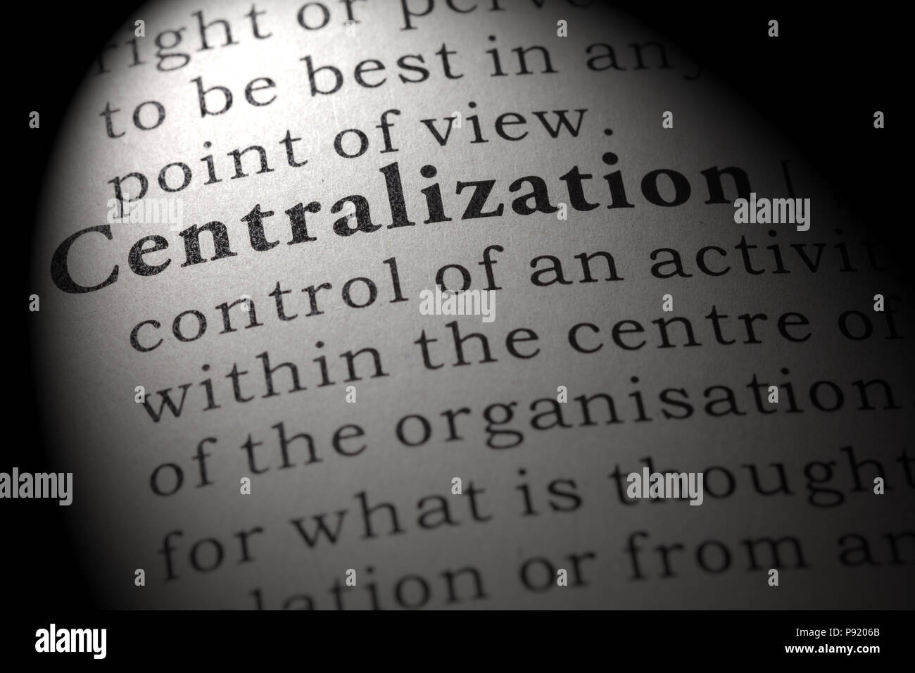 Fake Dictionary, Dictionary definition of the word centralization ...
