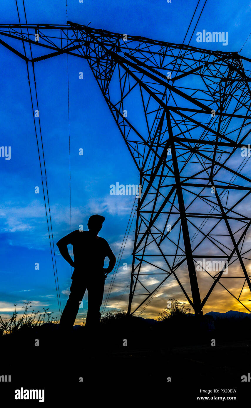 Electrical tower hi-res stock photography and images - Alamy