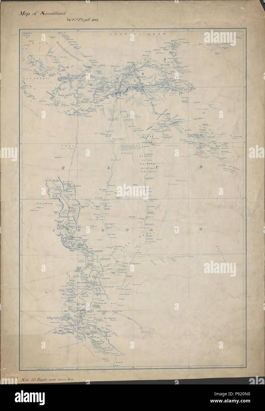 Map somaliland hi-res stock photography and images - Alamy
