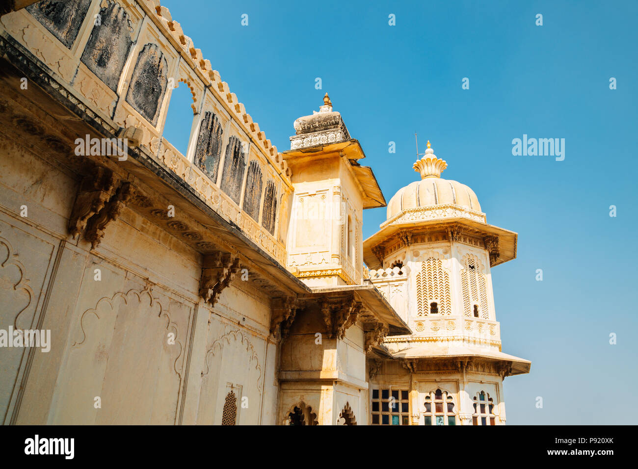 City Palace historical architecture in Udaipur, India Stock Photo - Alamy