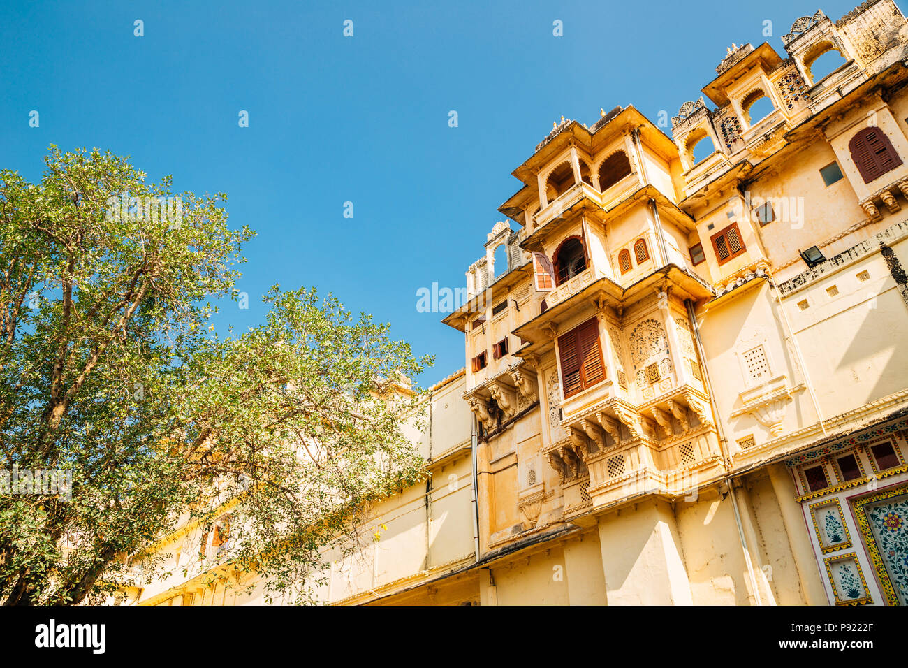 City Palace Udaipur Detail View High Resolution Stock Photography and ...