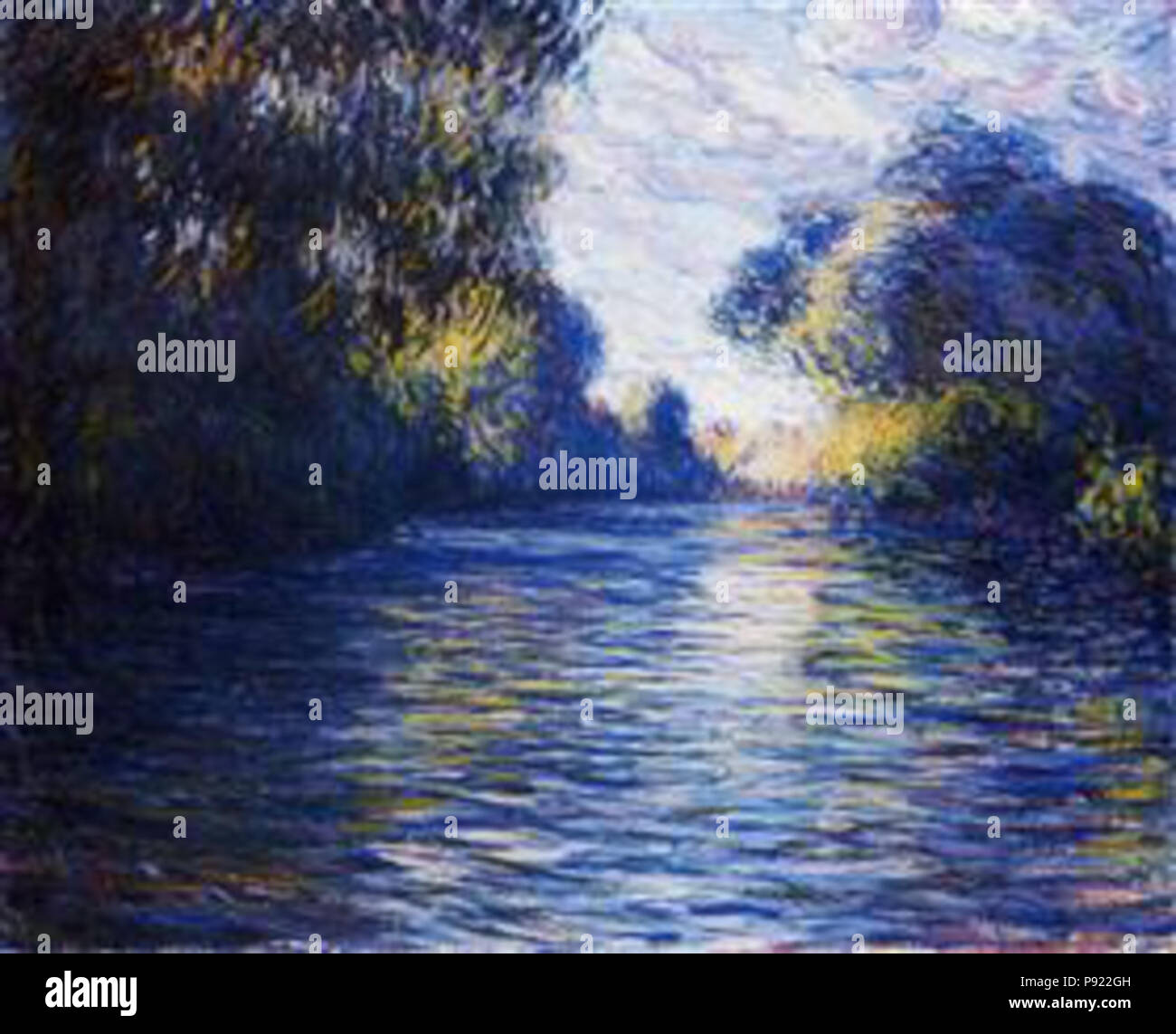 Claude monet morning on the seine hi-res stock photography and images ...