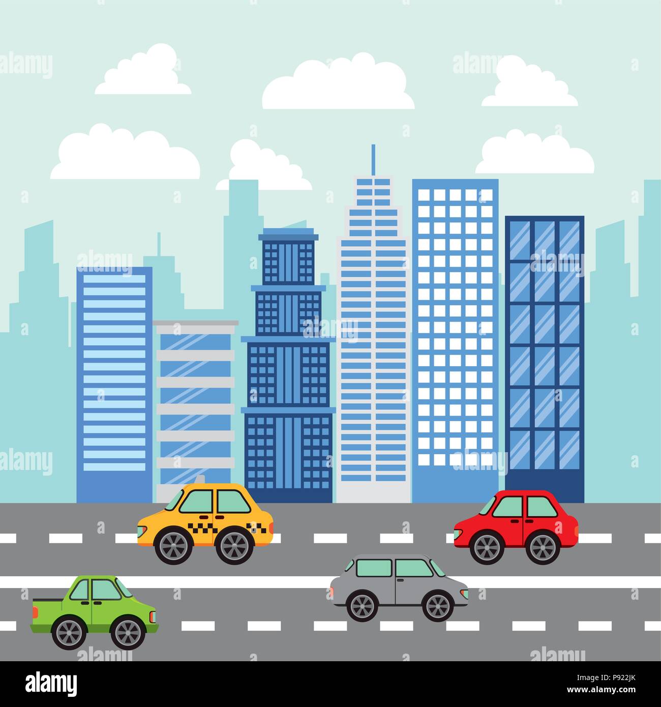 High stree Stock Vector Images - Alamy