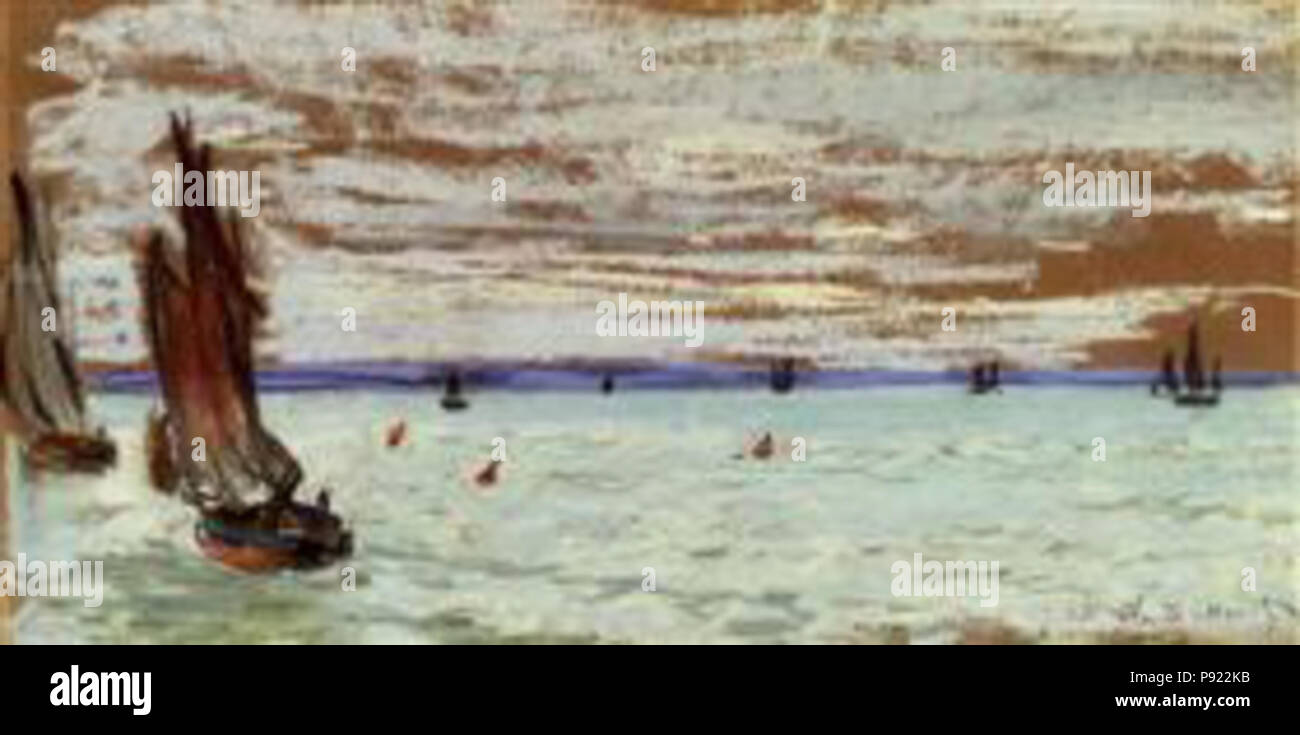 Monet sea painting hi-res stock photography and images - Alamy