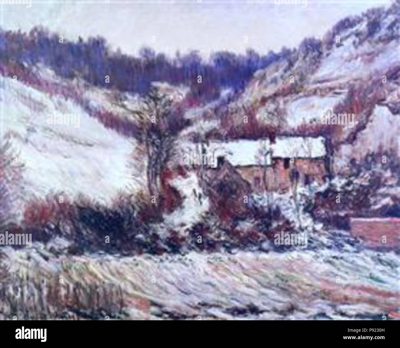 Monet snow hi-res stock photography and images - Alamy