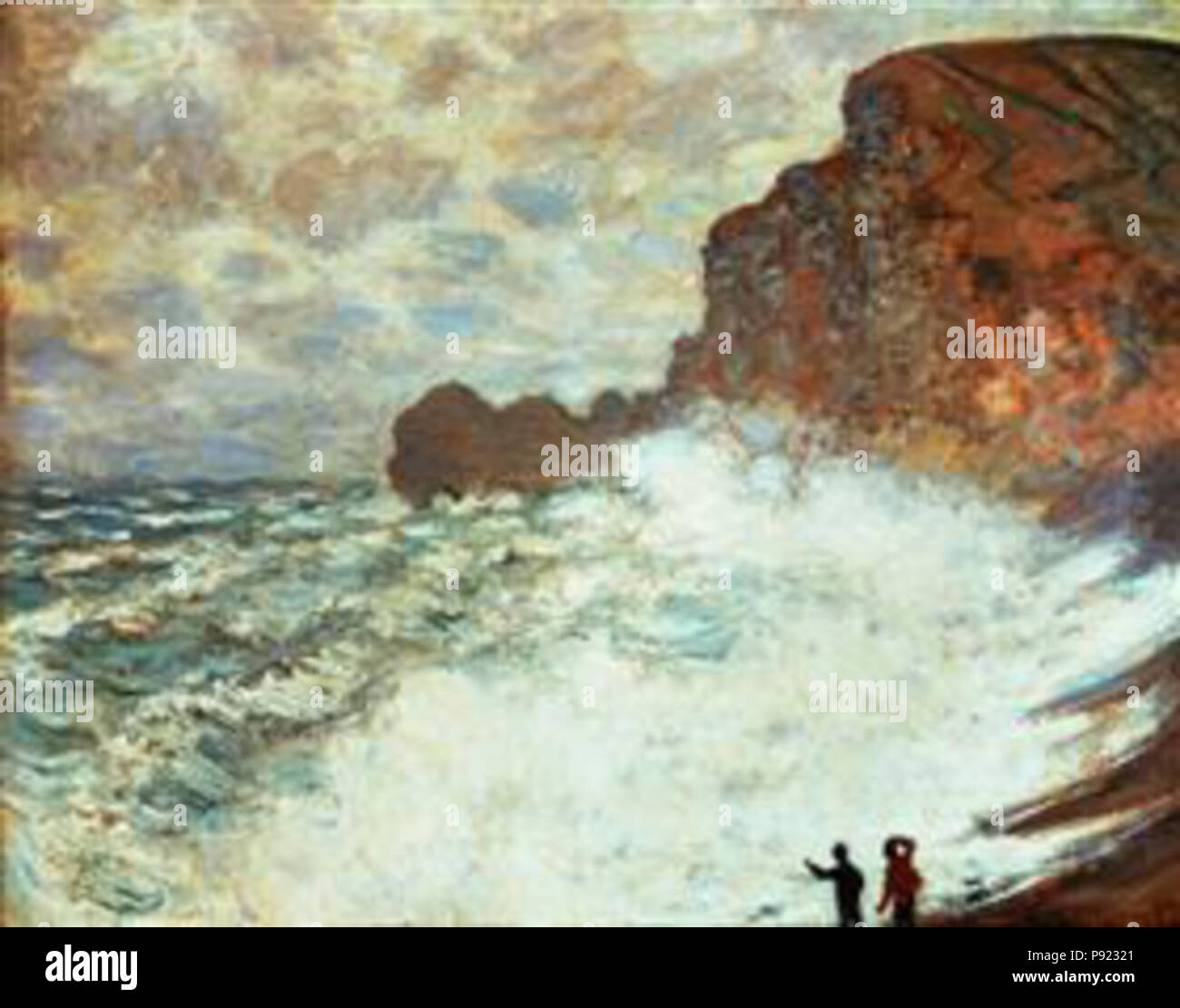 Monet dramatic seascape painting hi-res stock photography and images ...