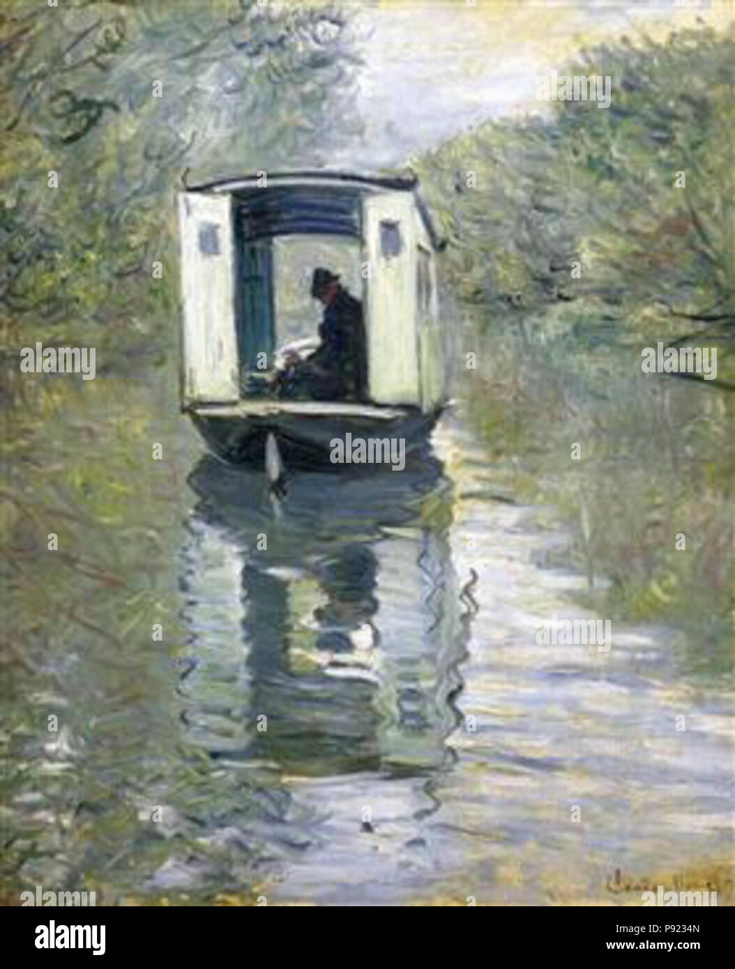 Monet and his boat hi-res stock photography and images - Alamy