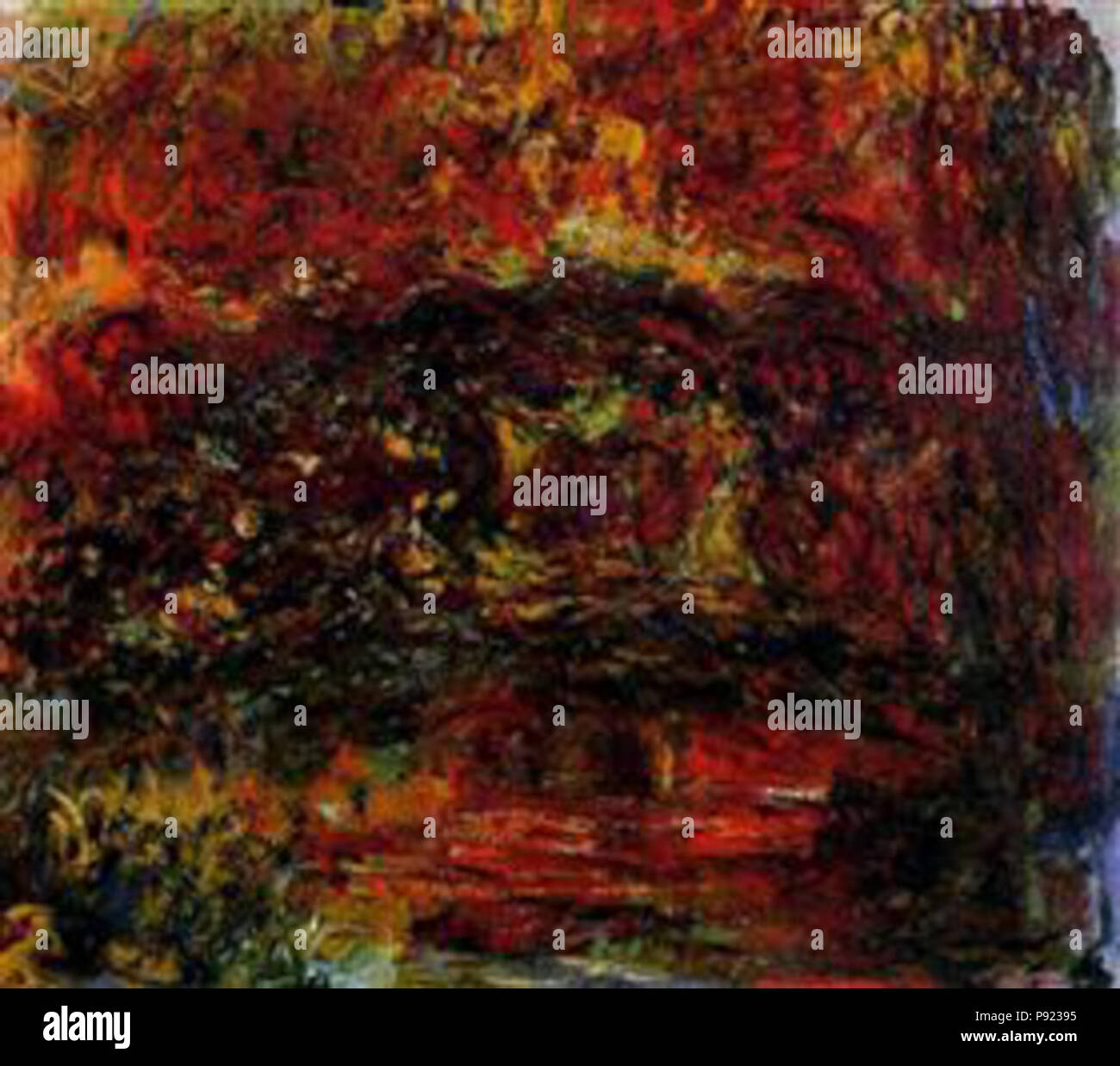 Claude monet japanese bridge painting hi-res stock photography and ...