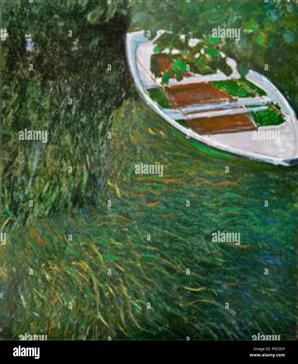 Monet boat painting hi-res stock photography and images - Alamy