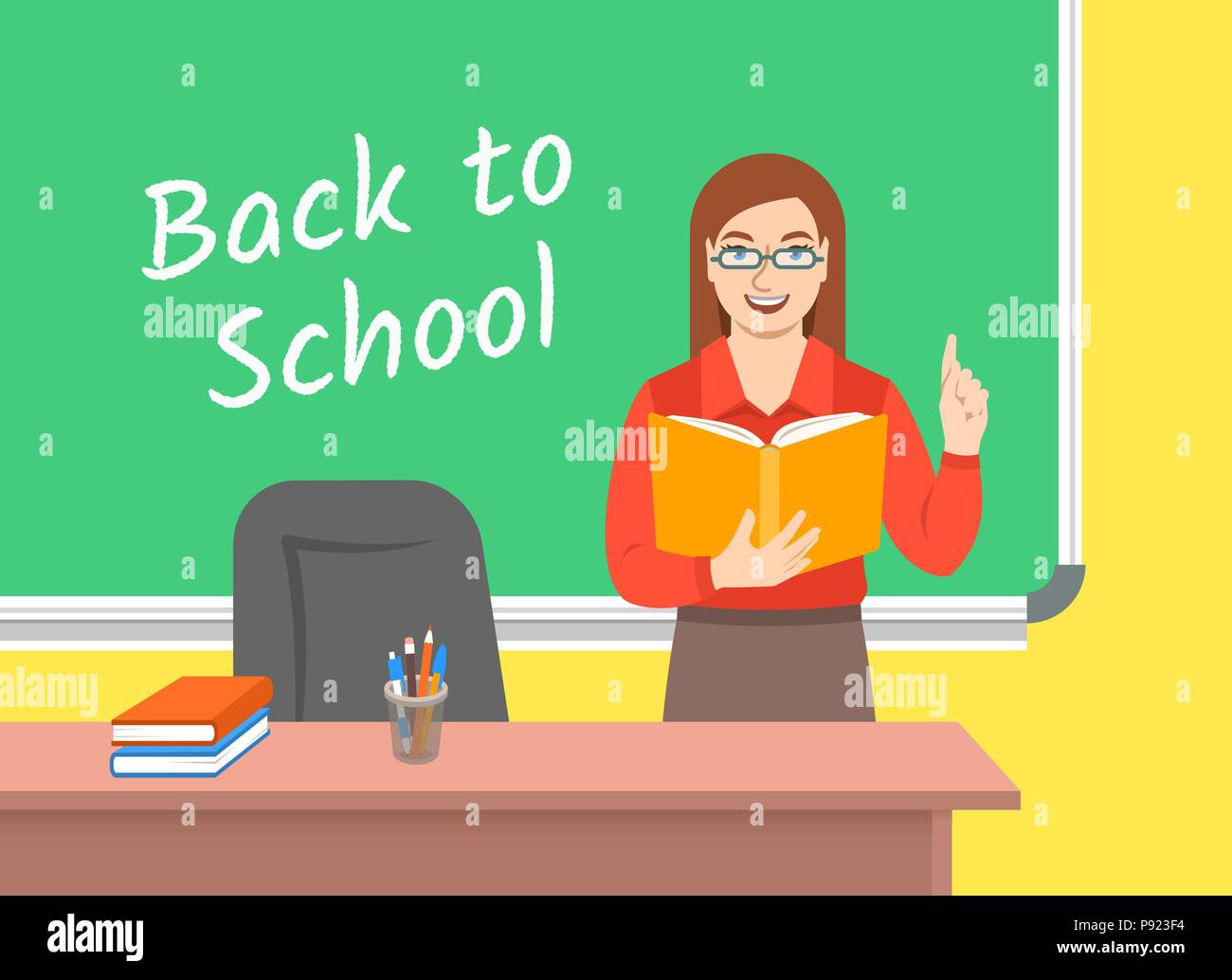 Teaching history classroom Stock Vector Images - Alamy
