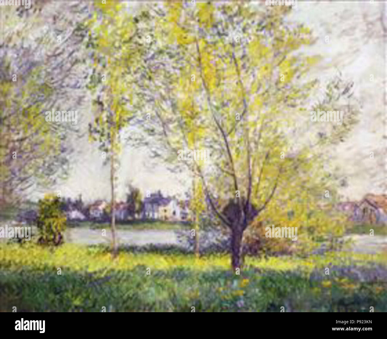 Monet willows hi-res stock photography and images - Alamy