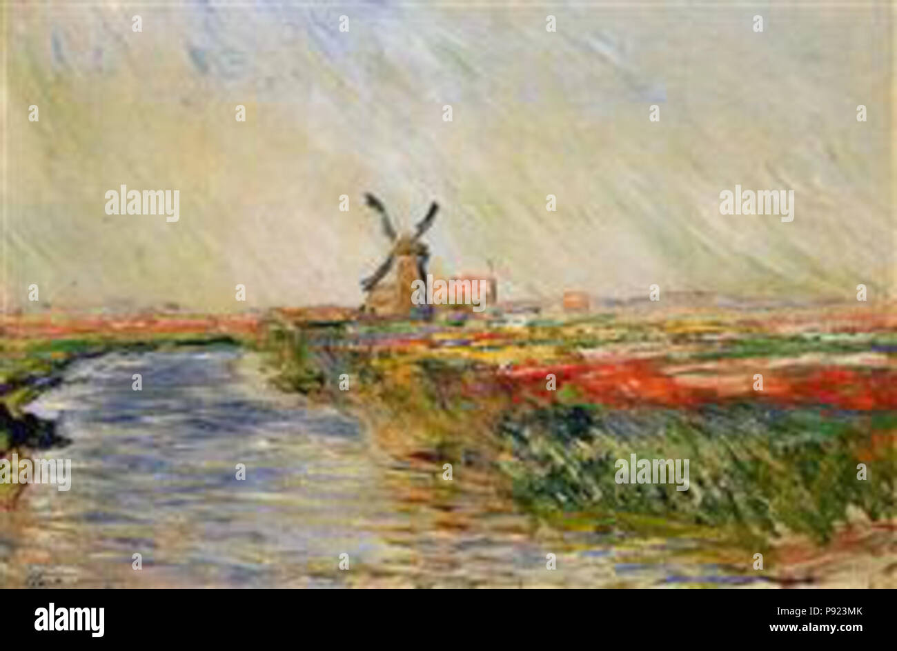 Tulip fields in holland claude monet hi-res stock photography and ...
