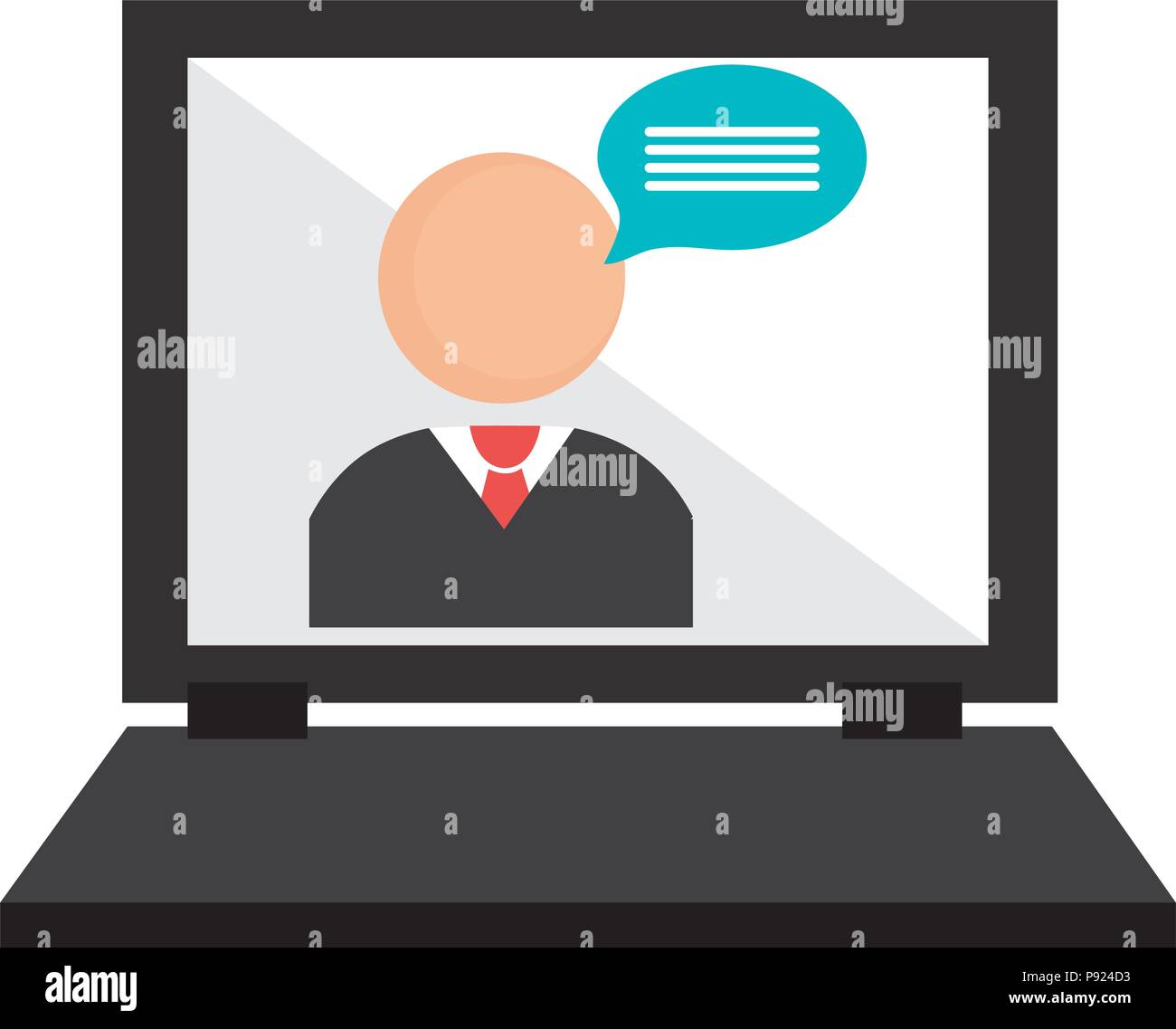 Talking pc Stock Vector Images - Alamy