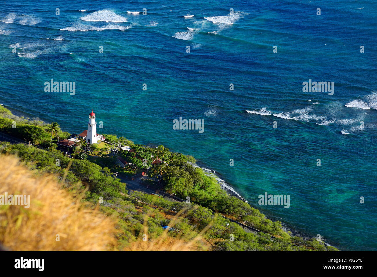 Diamond head lighthouse oahu hawaii hi-res stock photography and images ...