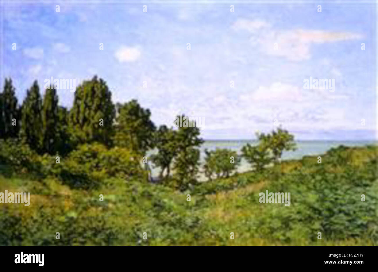 Monet coastal painting hi-res stock photography and images - Alamy