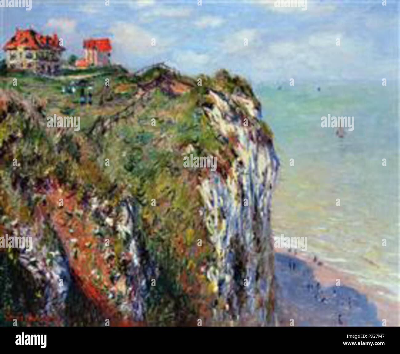. 421 Monet - cliff-at-dieppe Stock Photo - Alamy