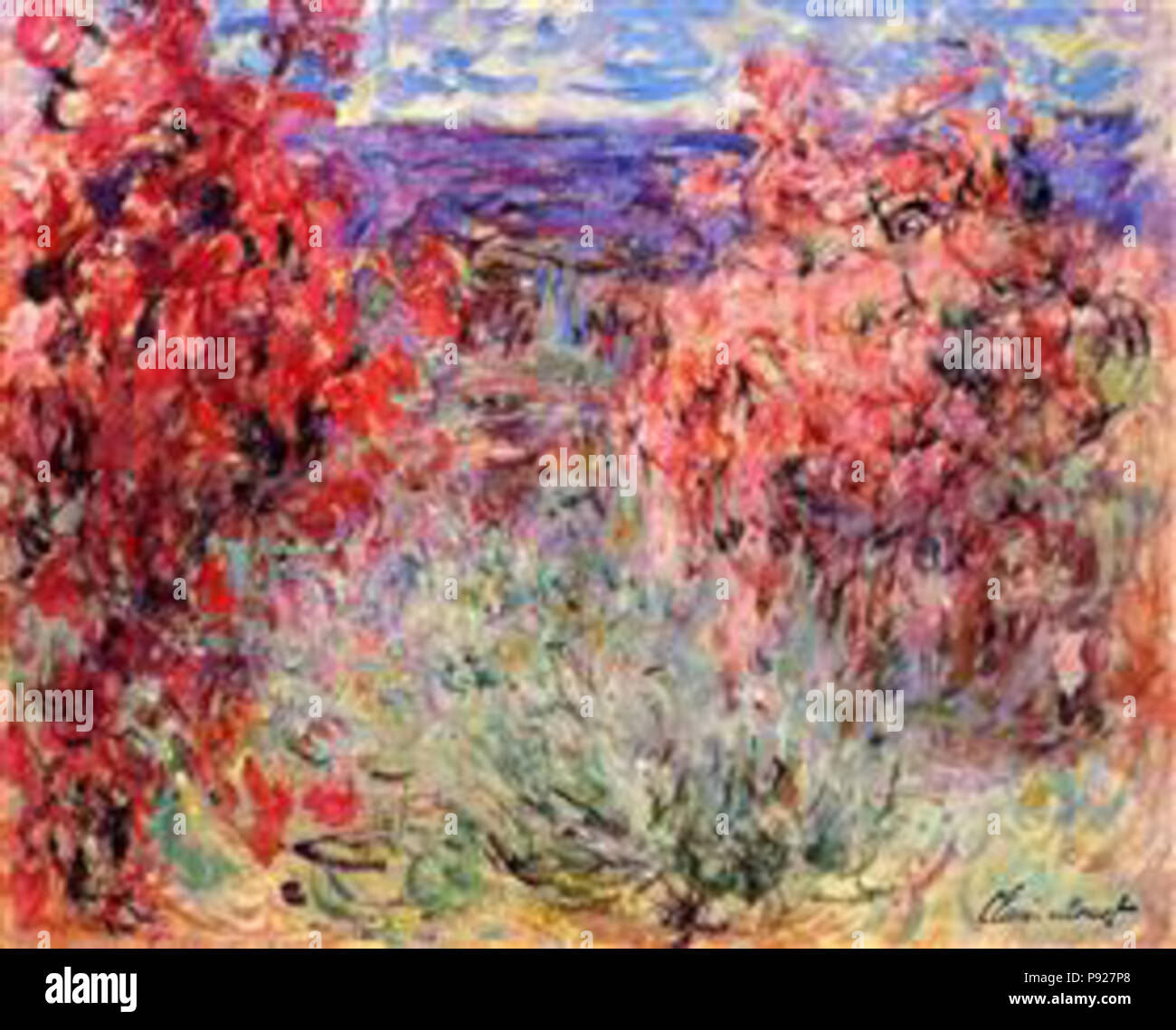 Monet landscape coast painting hi-res stock photography and images - Alamy