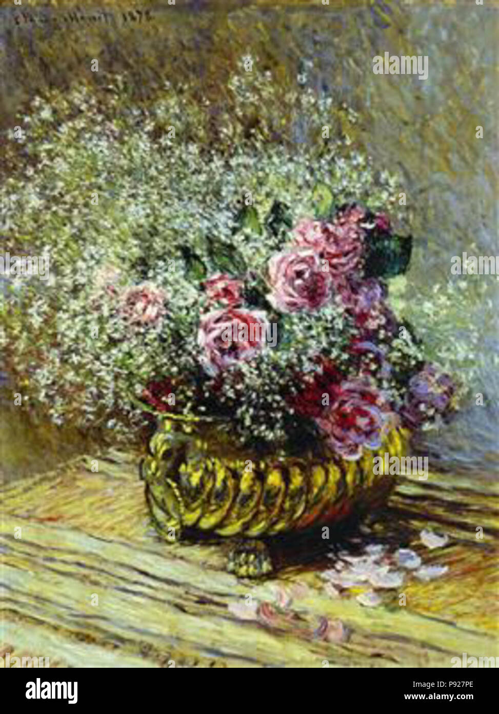 Monet flower arrangement impressionism hi-res stock photography and ...