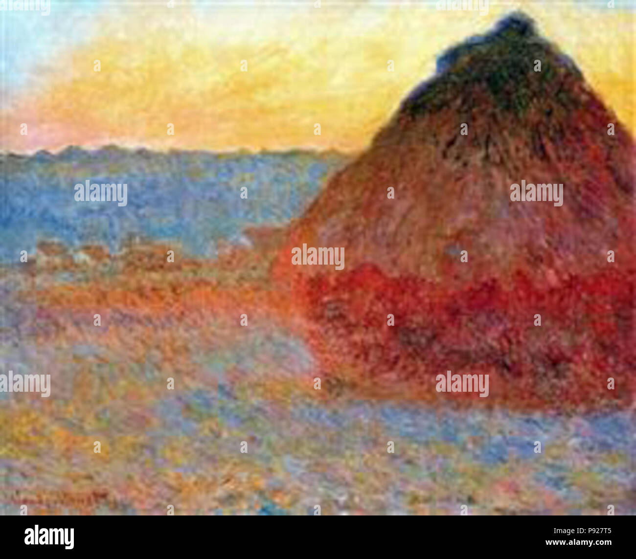 Grainstack monet hi-res stock photography and images - Alamy